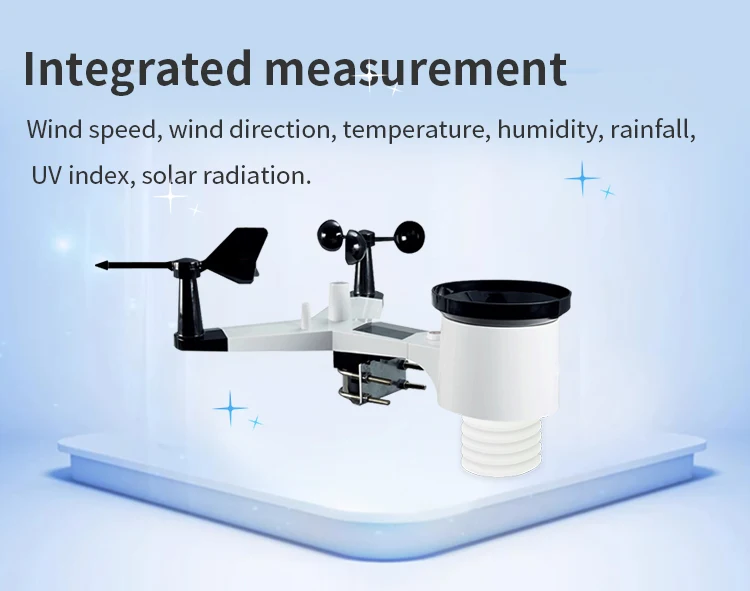 2023 New Rs485 Modbus Wind Speed Direction Temperature Humidity ...