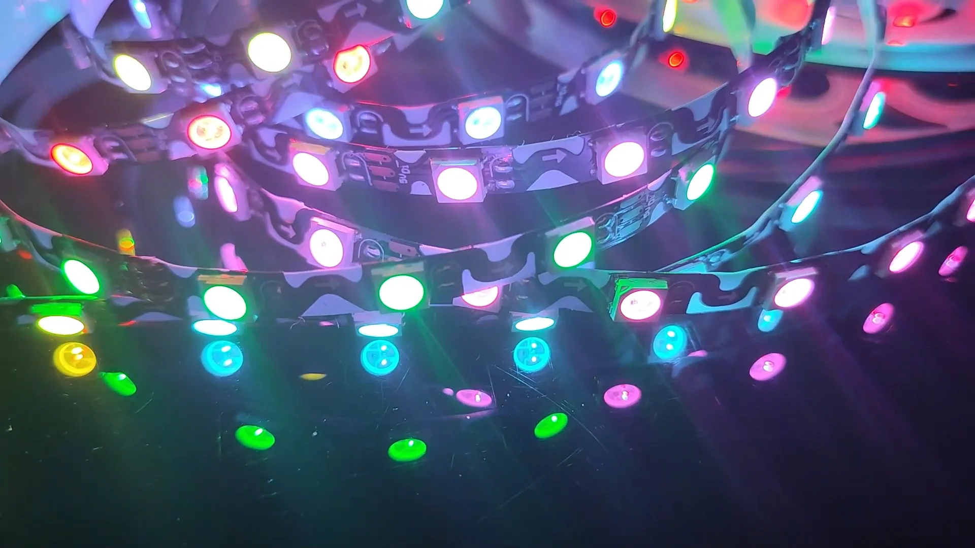 6mm Full Color LED Strip WS2812B - 60leds/m RGB Addressable