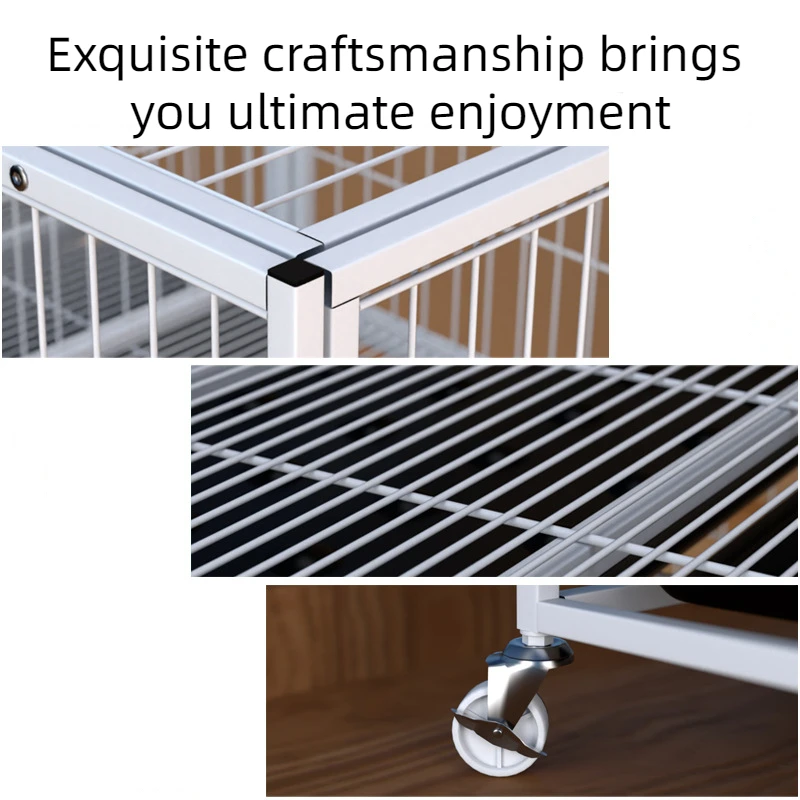 Galvanized Square Tube Aluminum Rabbit Cages - Durable & Versatile