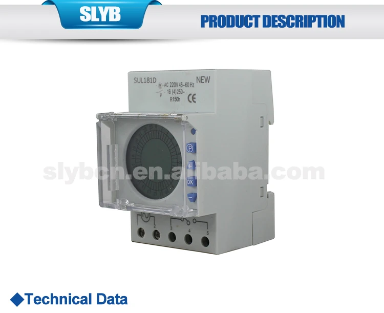 High Quality SLYB 24Hour Automatic LCD Digital Daily Washing Machine ...