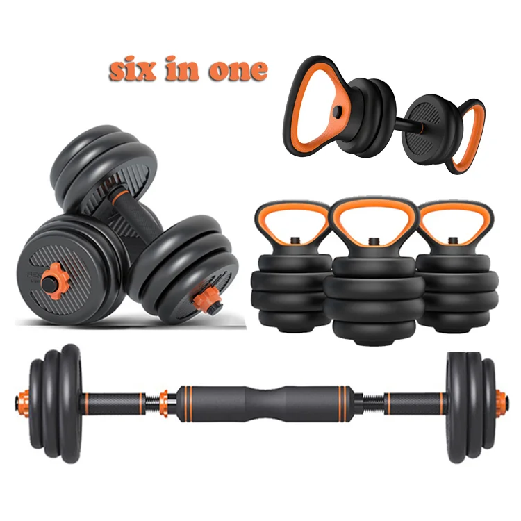 Fitness Equipment Adjustable 6-in-1 Suits Rubber-coated Environmental ...