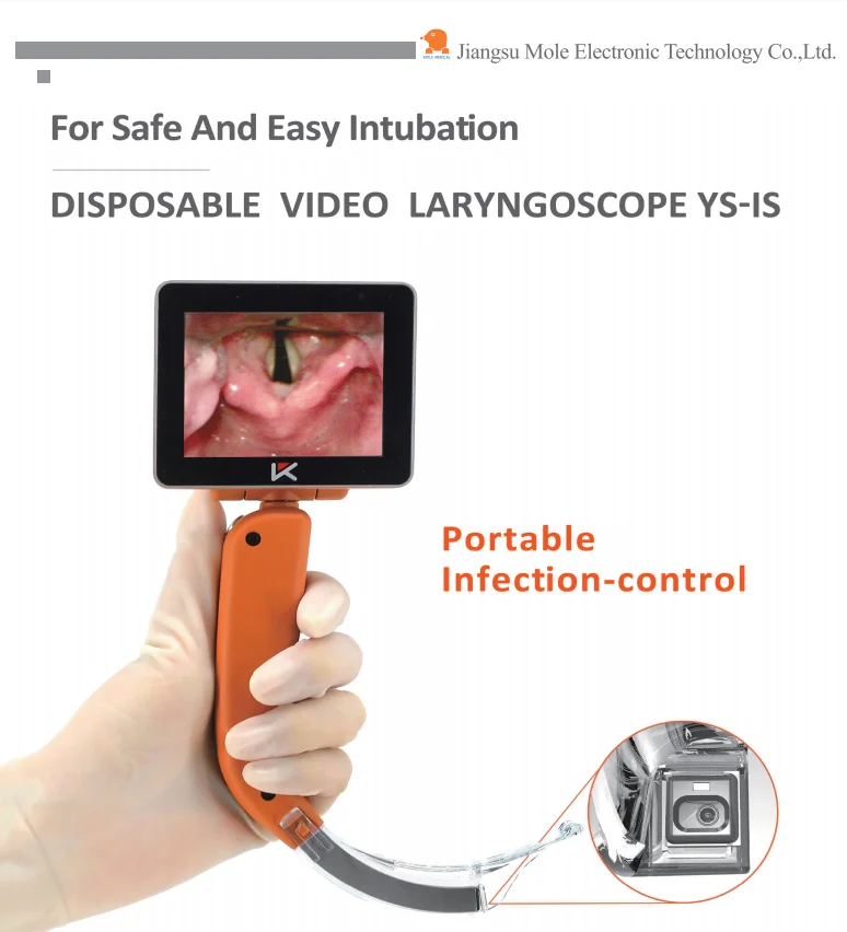 Single Use Video Laryngoscope Device Laryngoscopes Medic Video ...