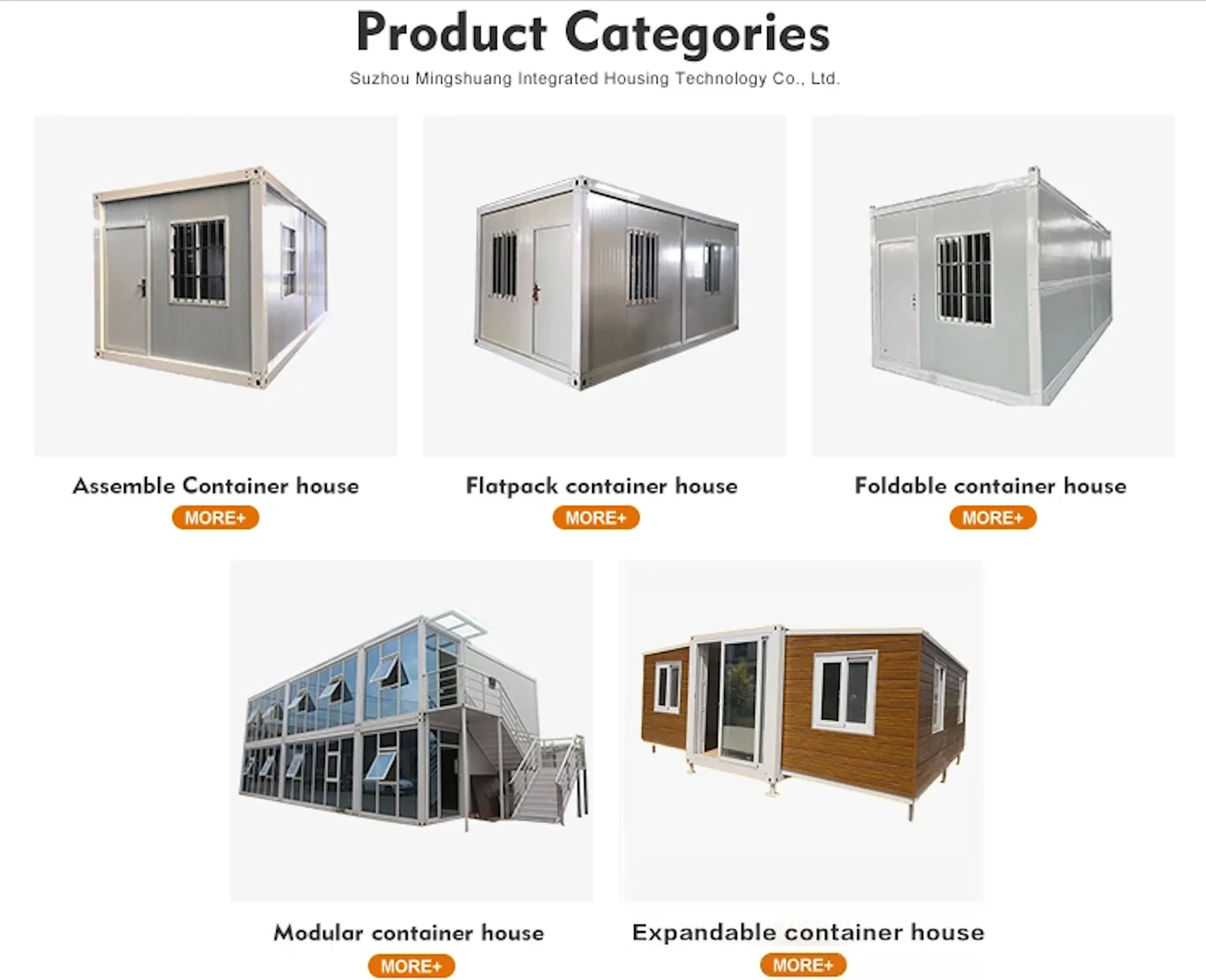 Cheap Portable Quick Assembly Fully Prefabricated Living Home Unit Villa Prefa Buxury Container ...