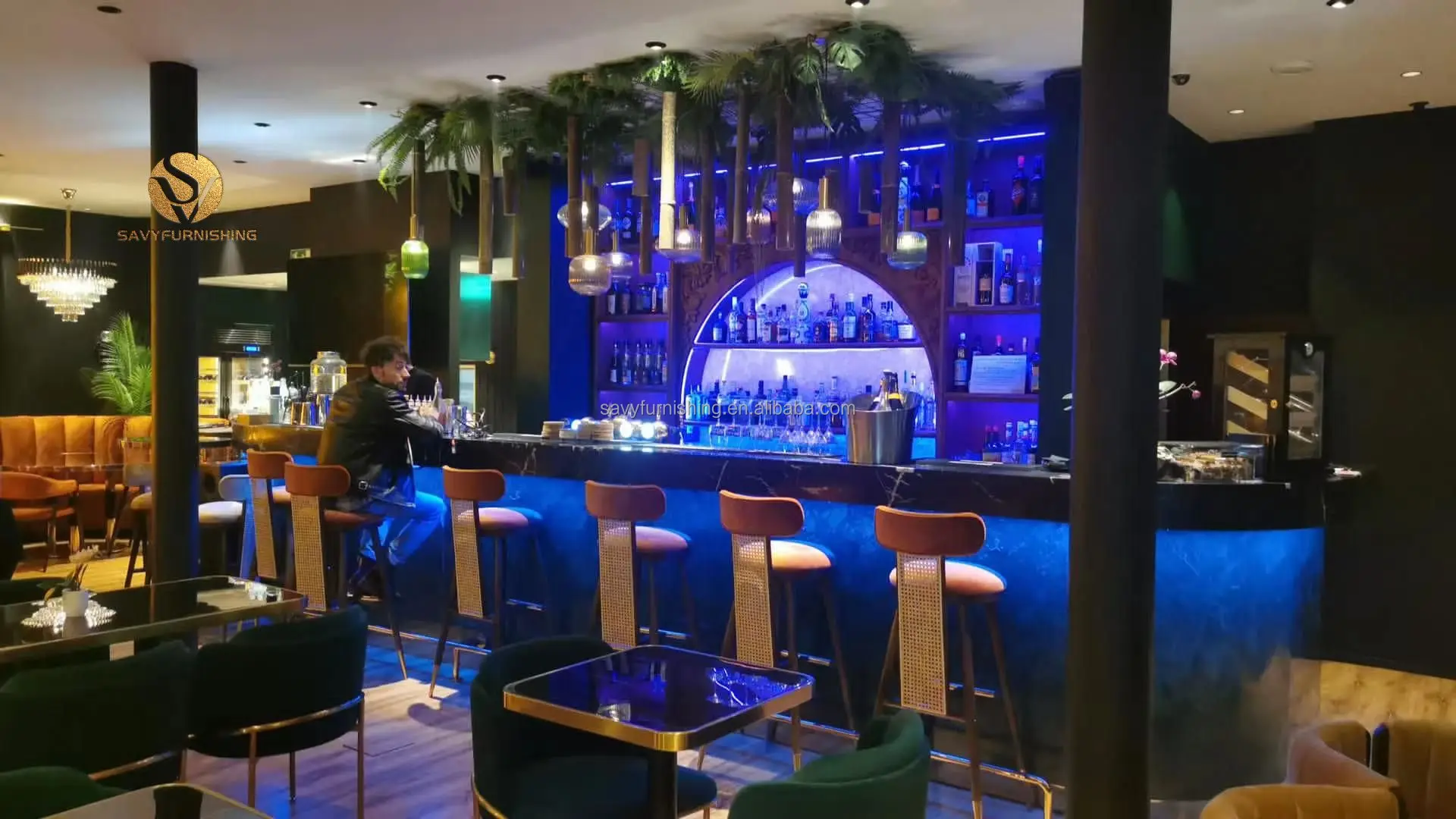 Modern Commercial Indoor Bar Counter Design Commercial Cocktail Bar ...