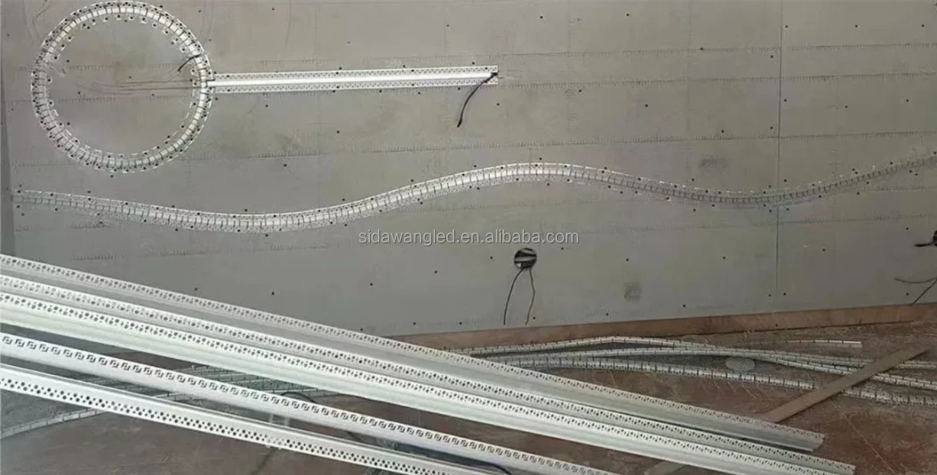 Flexible LED Profile for Plasterboard - 50000 Hours Lifespan
