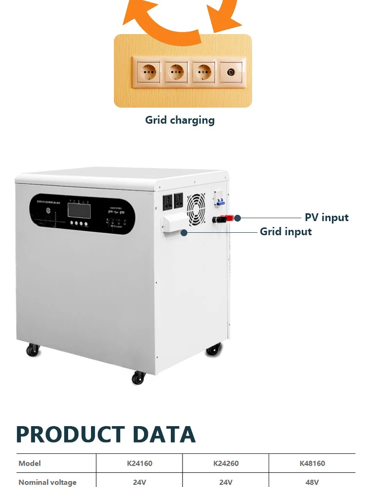 Portable Solar Generator 5kw 6kw 8kw 10kw Lithium Battery All In One ...