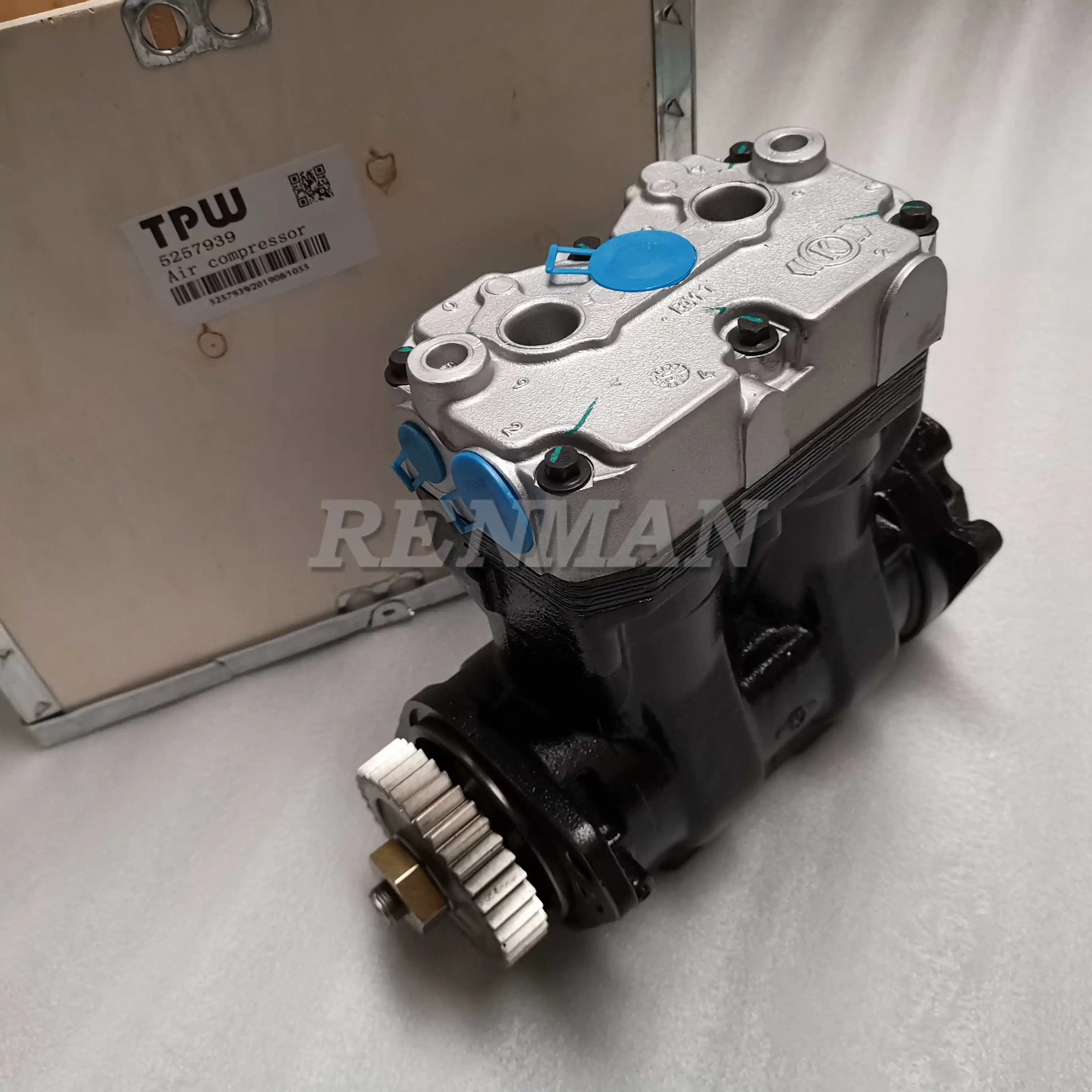 QSB QSB6.7 ISBE Cummins Twin Cylinder Air Compressor 3977147