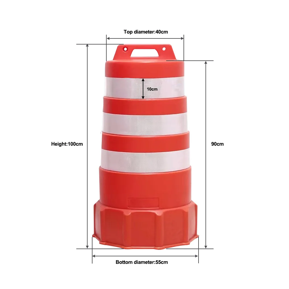 Benc Lightweight And Portable Stackable Traffic Barrier Warning And ...
