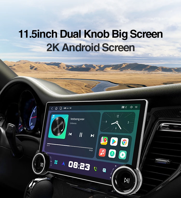 Universal Android Car Multimedia Player with GPS & Radio