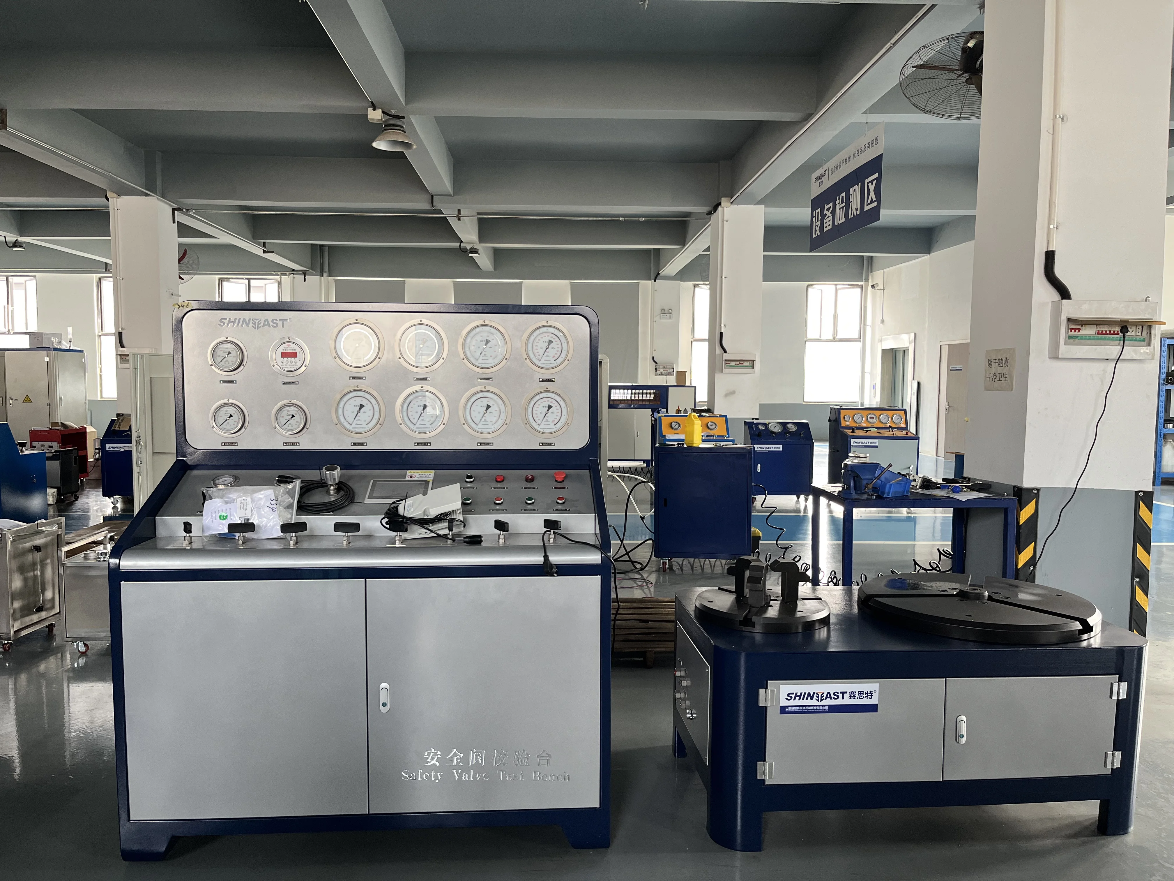High Pressure Safety Valve Test Bench Air Driven Safety Valve Test ...