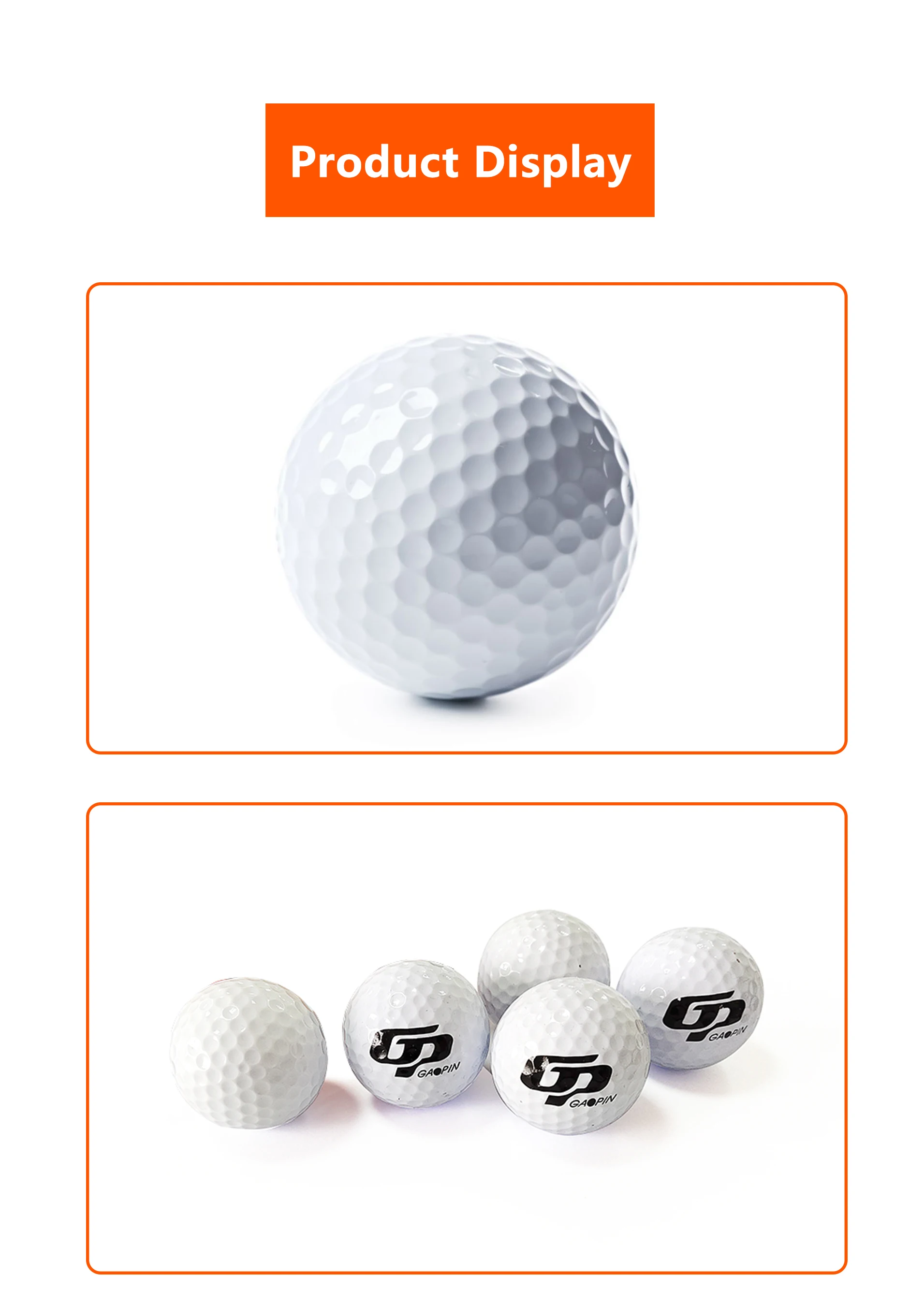 2 3 4 Piece Golf Driving Range Balls Customized Logo Available Golf ...