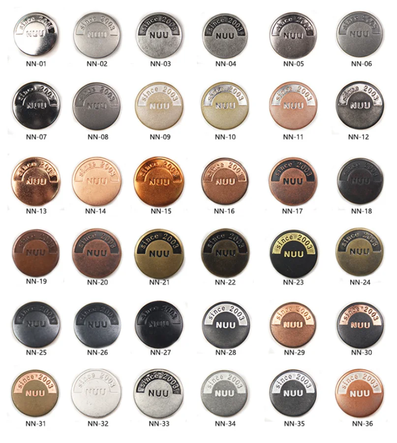 Customize Coat Shape Shank Jeans Buttons And Rivets Pin Logo Button ...