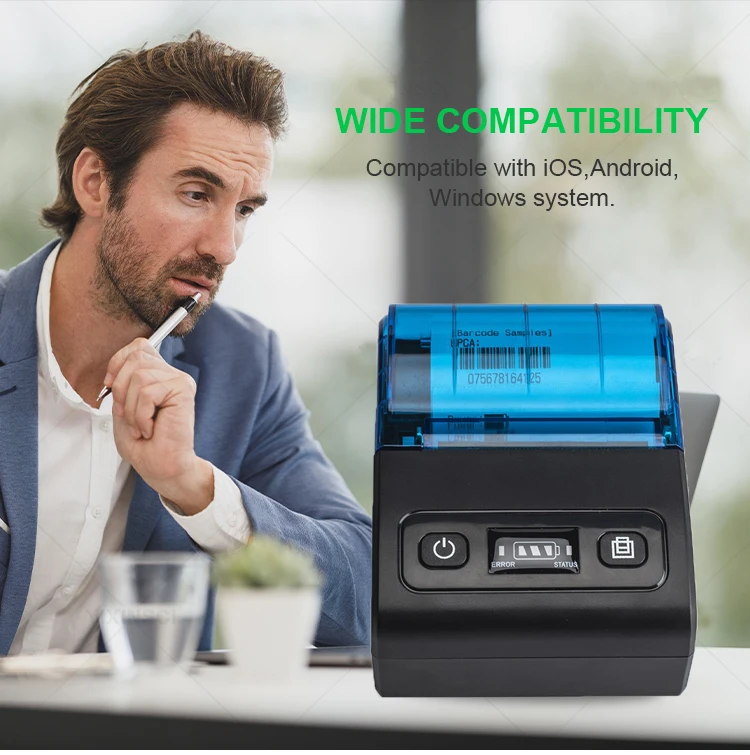 Thermal Portable Handheld Printer - 58mm Photo Receipt