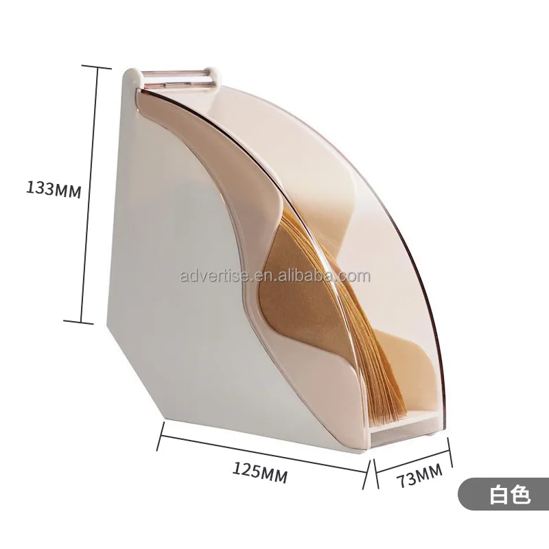 Coffee Filter Paper Holder Fan-shaped V60 Filter Paper Storage Holder ...
