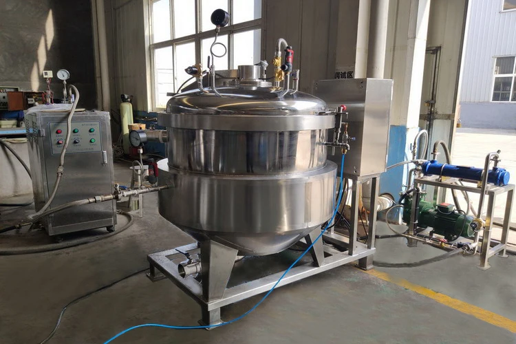 Comprehensive Double-layered Jacketed Pot Industrial Sugar Cooking Jam ...
