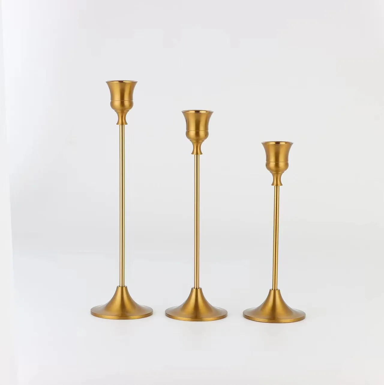 Luxury Simple Candle Holder Gold Wedding Centerpieces Table Decorations ...