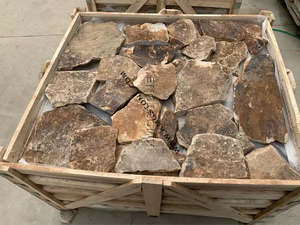 Modern Style Natural Stone Quartzite Exterior Garden Slate Wall Panel ...