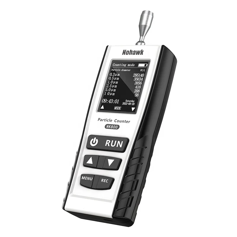 Air Quality Dust Particle Counter PM0.3/0.5/ 1/2.5/5/10 um Air Dust ...