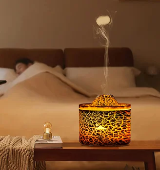 2022 New Trend Colorful Volcano Ultrasonic Humidifier Aroma Diffusers ...
