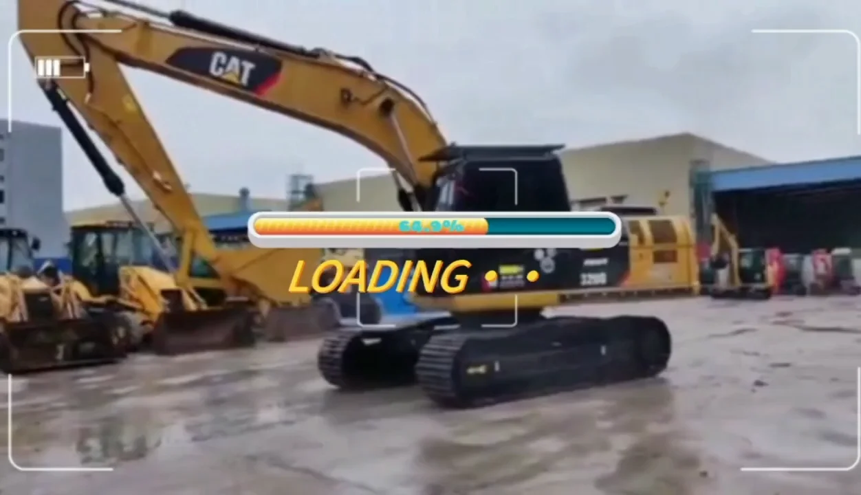 Original Japan Made Caterpillar 20 Ton Crawler Excavator 320d Tracked ...