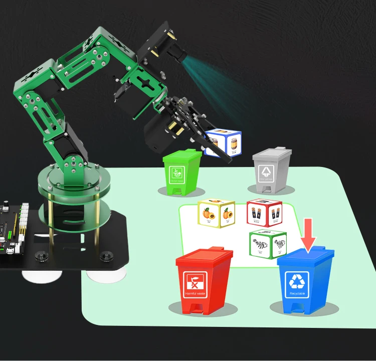 Yahboom Ai Visual Robot Arm Ros Open Source Programming Kit With Python3 Programming Language ...