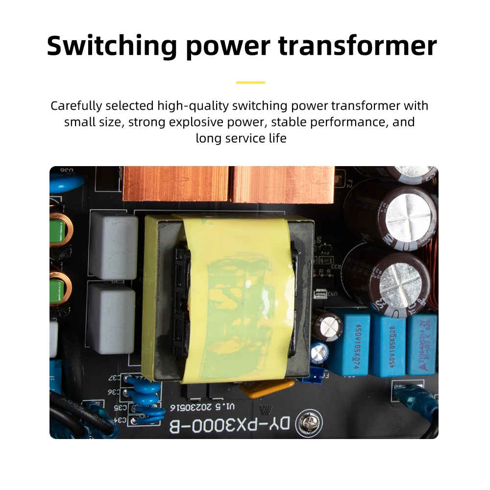 Professional 1U Digital Power Amplifier 2 4 Channel Audio Amplifier ...