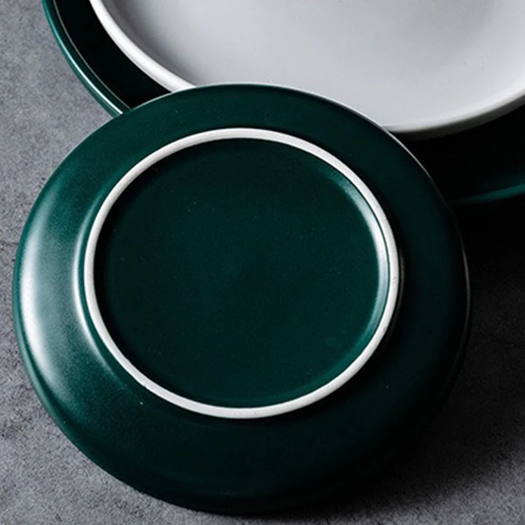 Shop Our Customized Matte Glaze Black Ceramic Plates