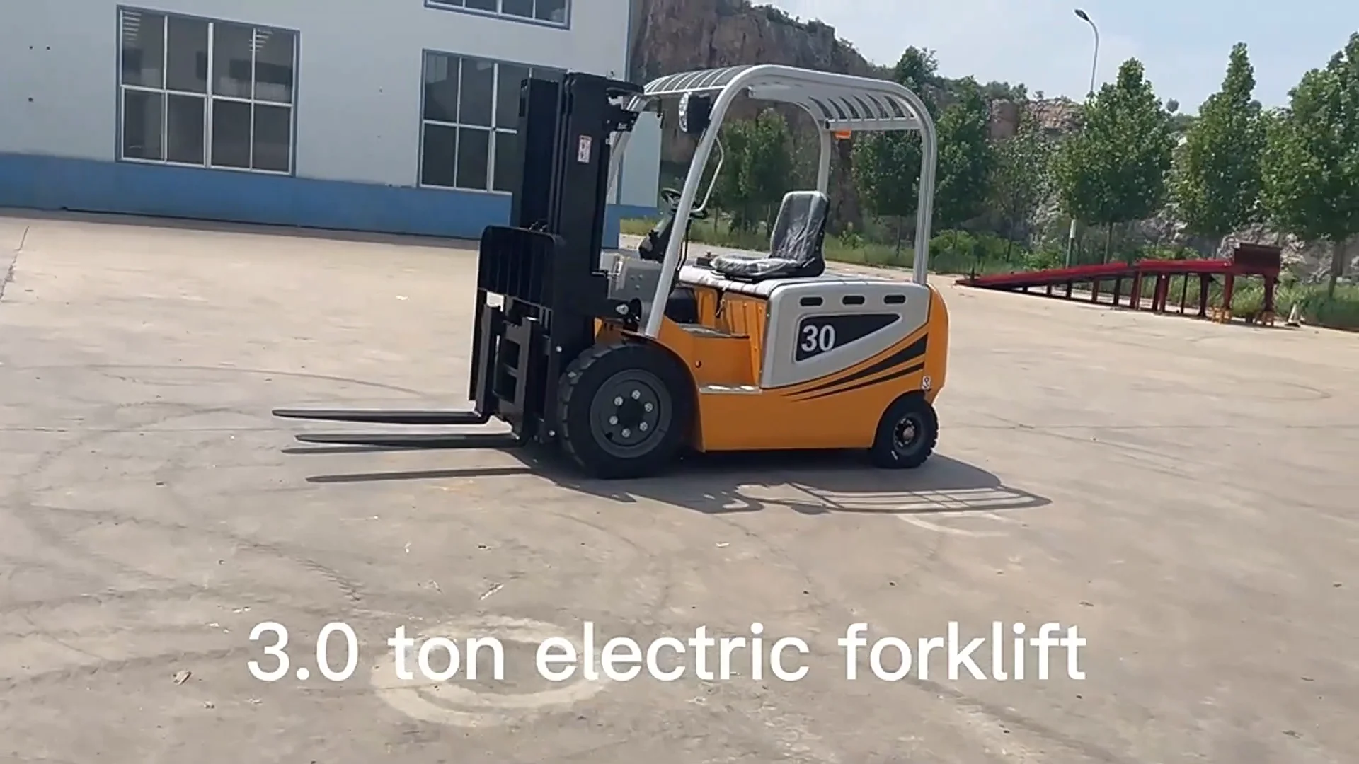 Factory Sales 2 Ton Empilhadeira 3 Ton Forklifts Lithium Ion Battery ...