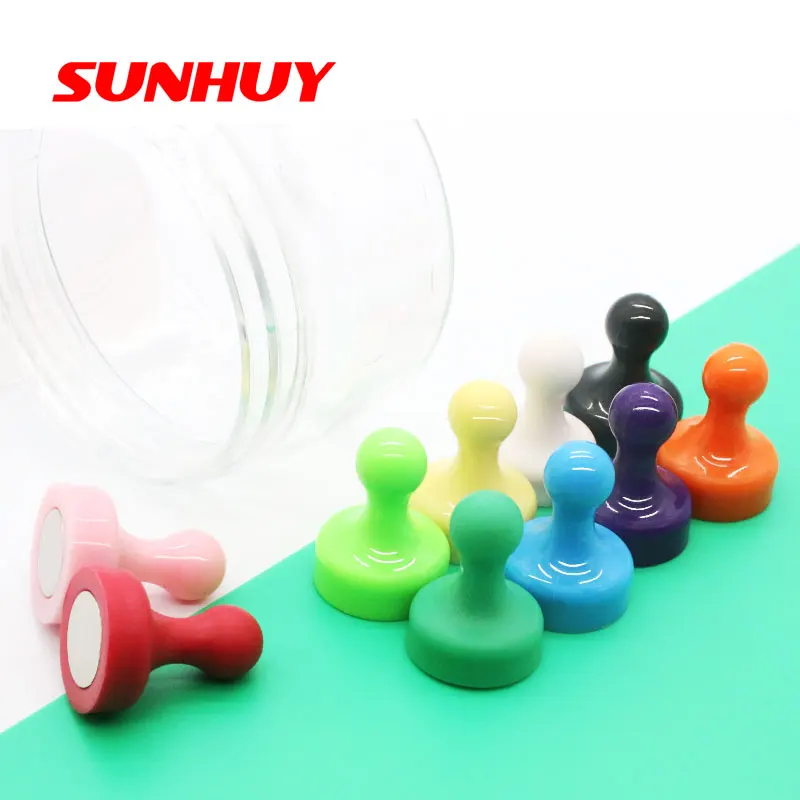 Strong Magnet Color Plastic Refrigerator Magnetic Thumbtack Office Mini ...