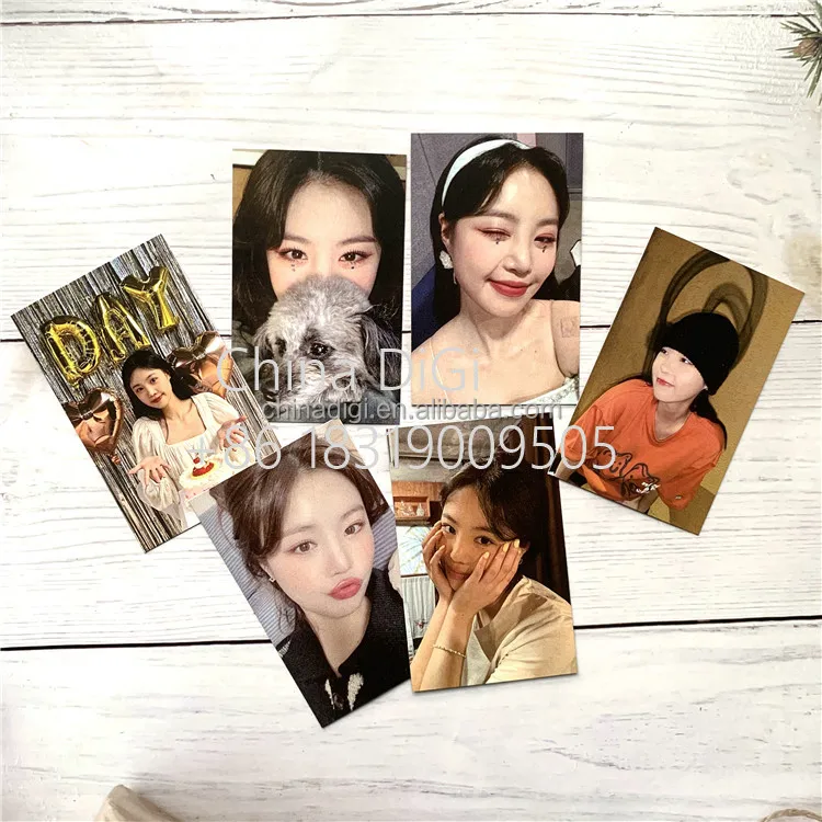 Korean Girl Group Freebie K-pop Photo Card Double Sided Printing Custom ...