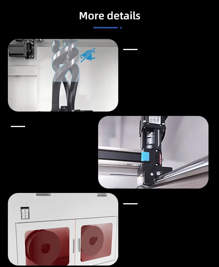 1000D High Quality Large 1000*1000mm Dual Nozzle Car Body Parts Printer ...