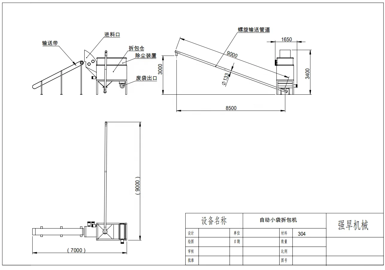 25kg Automatic Bag Unpacking Machine - Buy Automatic Unpacking Machine ...