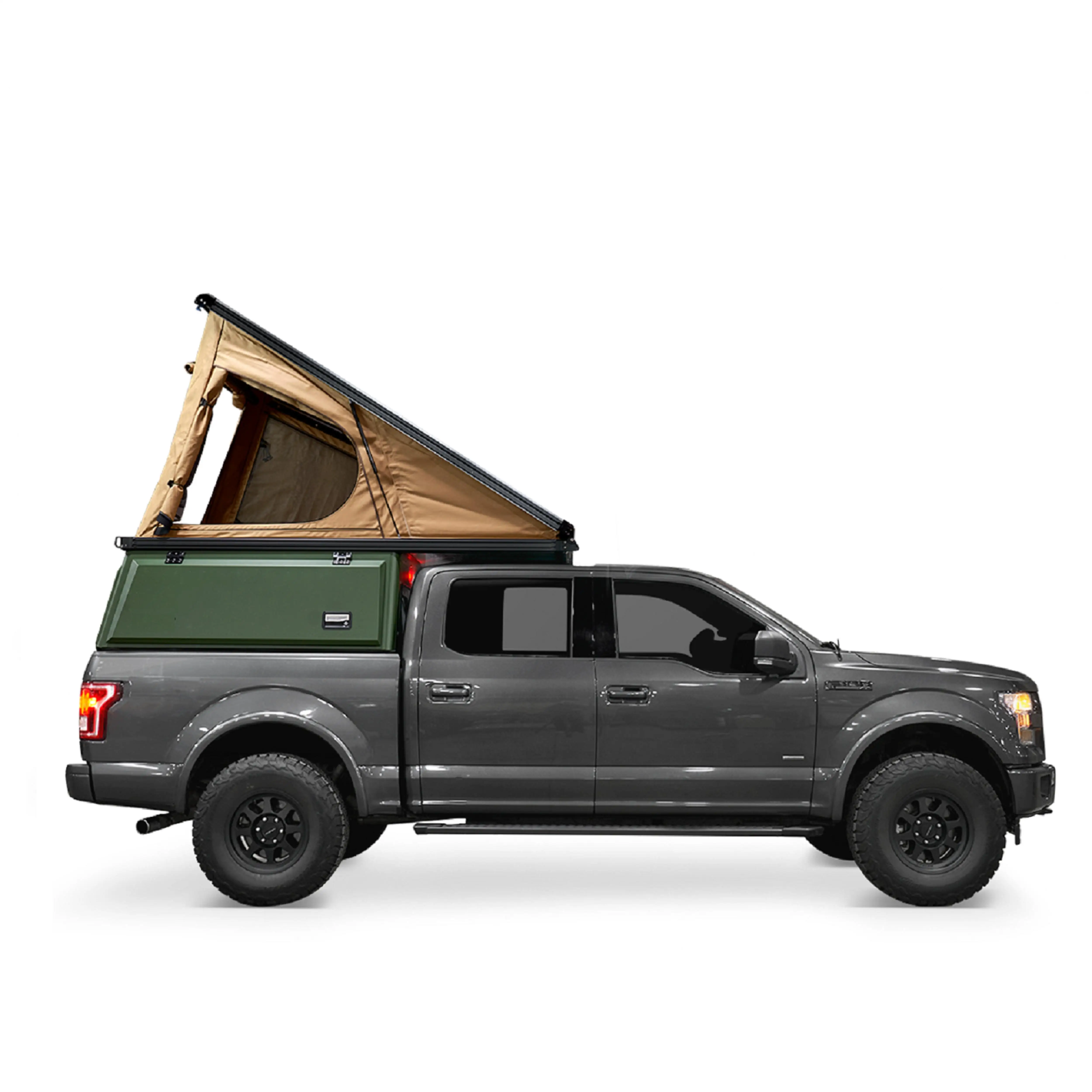 Truck Bed Topper Aluminum Truck Canopy F150 Hard Camper Shell Pickup ...