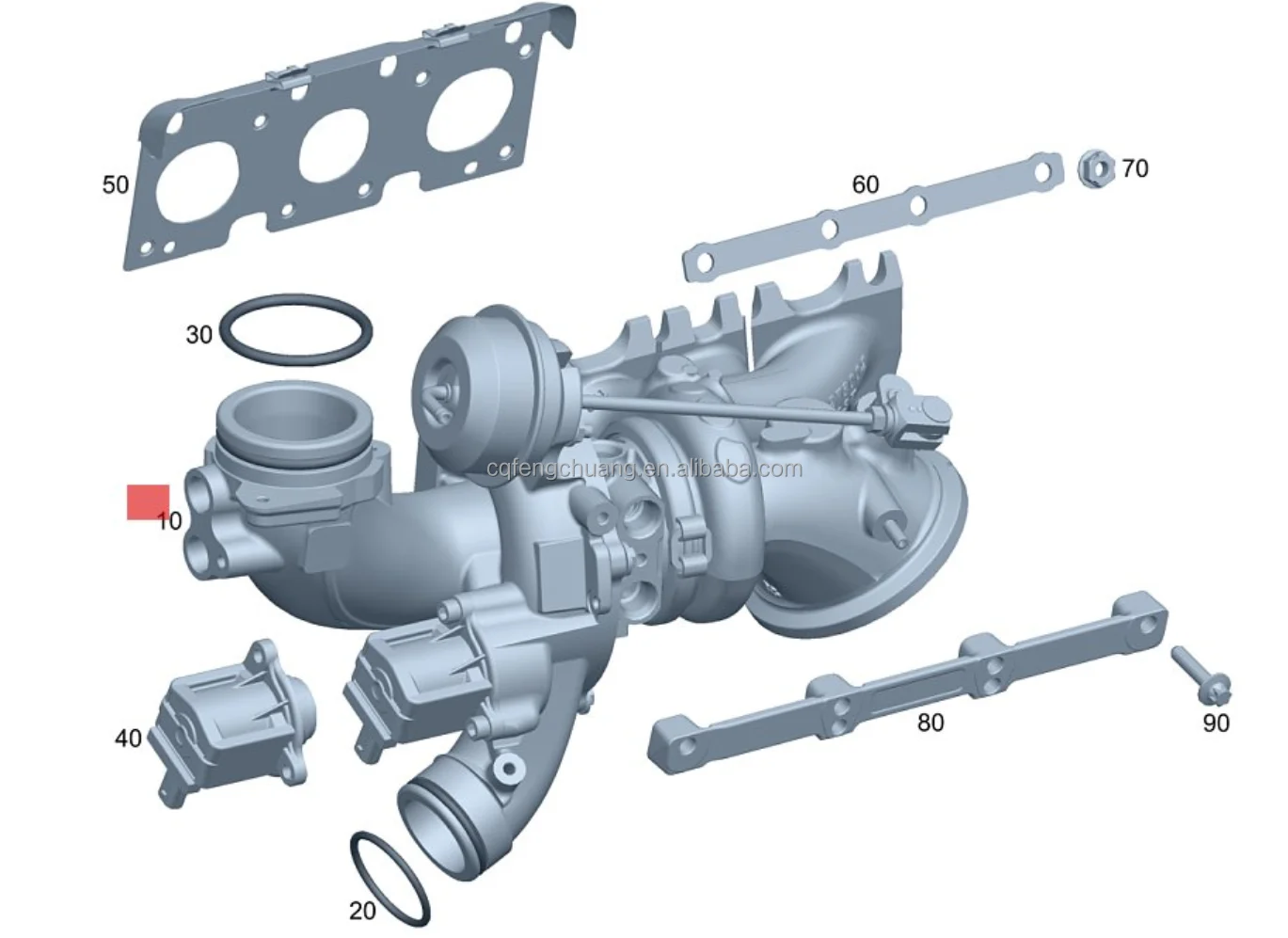 2760901580 2760901480 Car Turbine For Mercedes Benz E-class - Buy ...