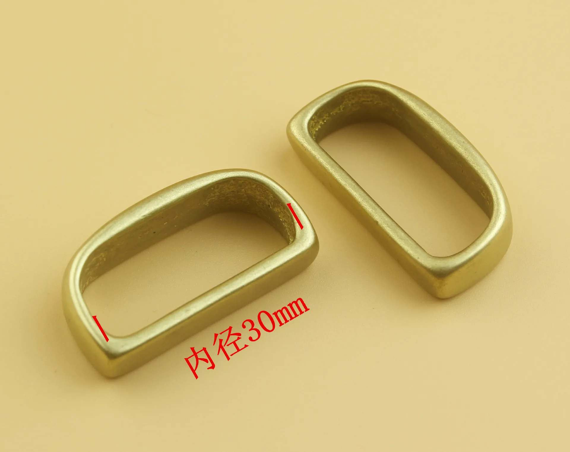 30mm,35mm 40mm 41mm Inner Width Solid Brass Belt Buckle Brushed Loop ...