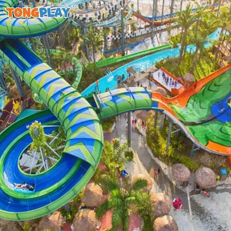 Skin Raft Snake Water Slide Set Outdoor Backyard Water Slides Water ...