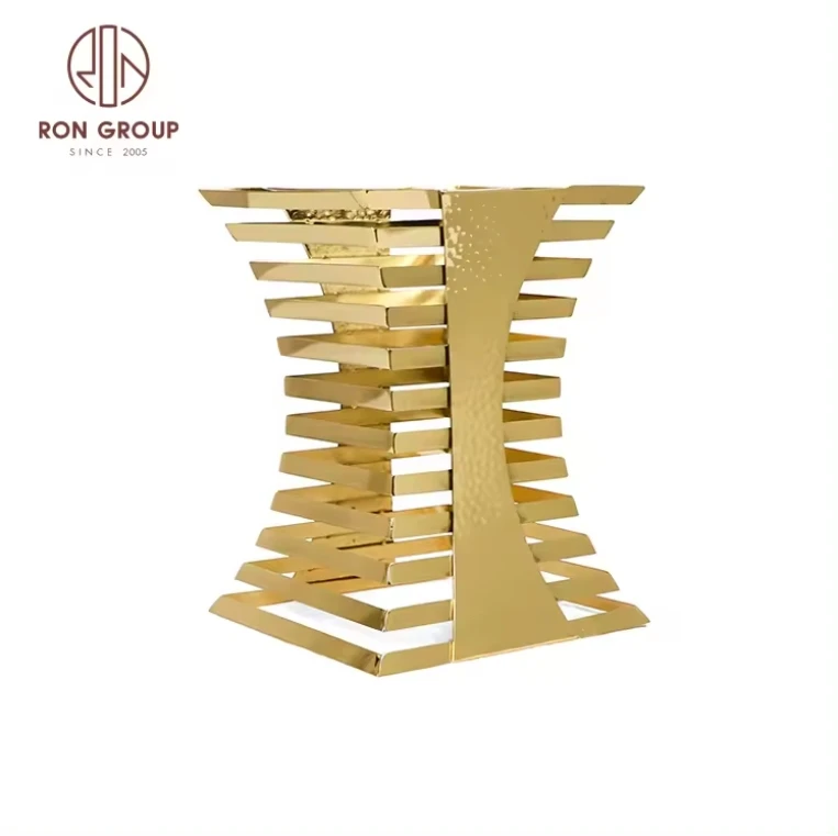 Alibaba.com: Stainless Steel Buffet Food Display Stand, Gold Solid ...