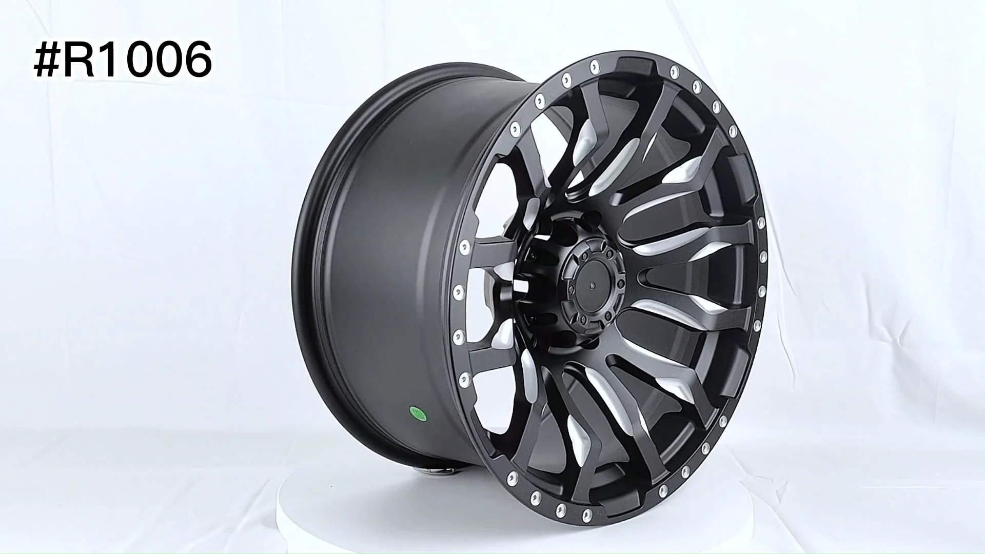 #r1006 Black Cheaper Offroad Rivet Wheel Pcd 6*139.7 5*114.3 17 18 Inch ...