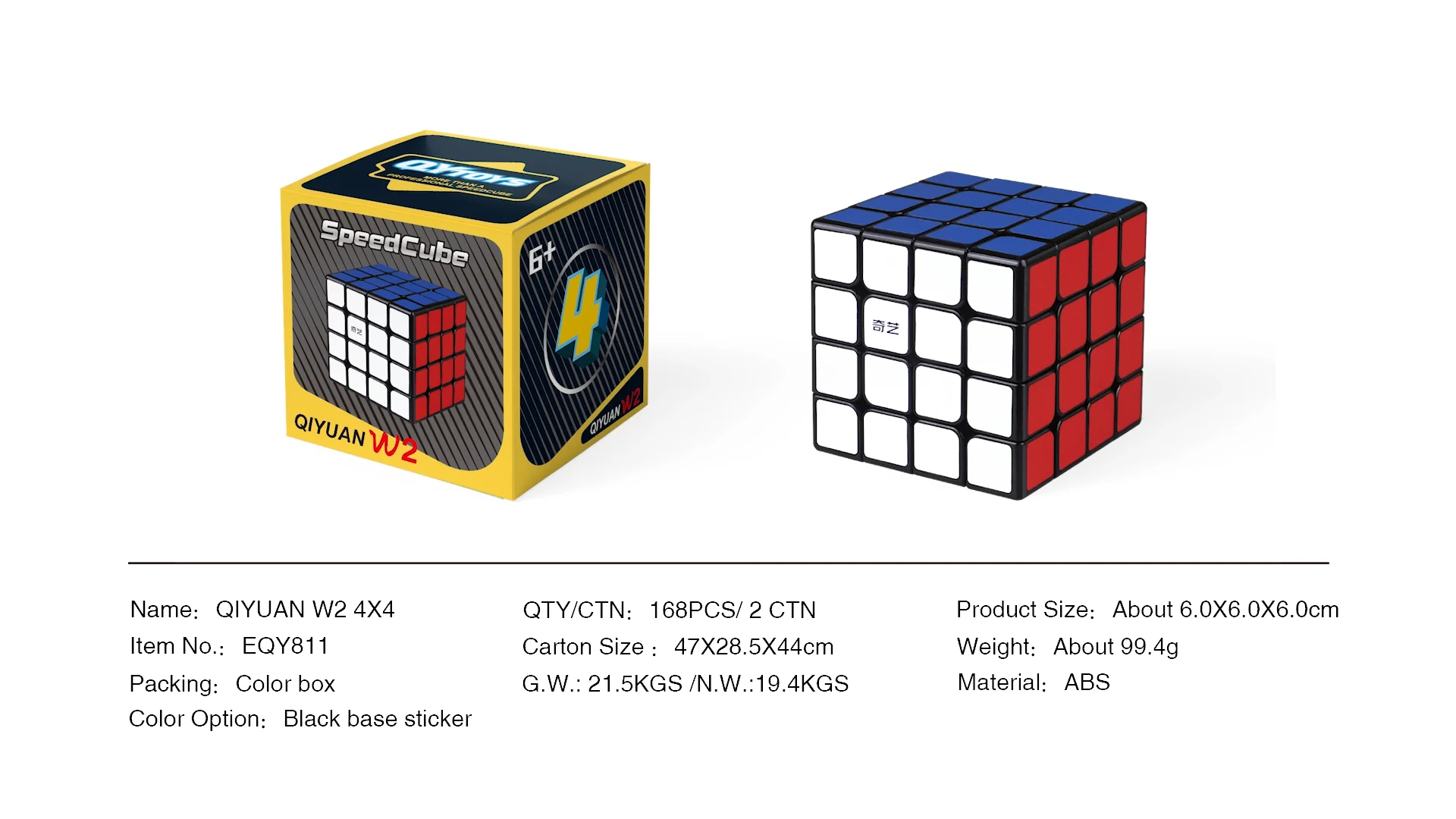 Qiyi Qiyuan 4x4 Speed Cube Twist Puzzle Cube Toys For Kids - Buy Qiyi ...