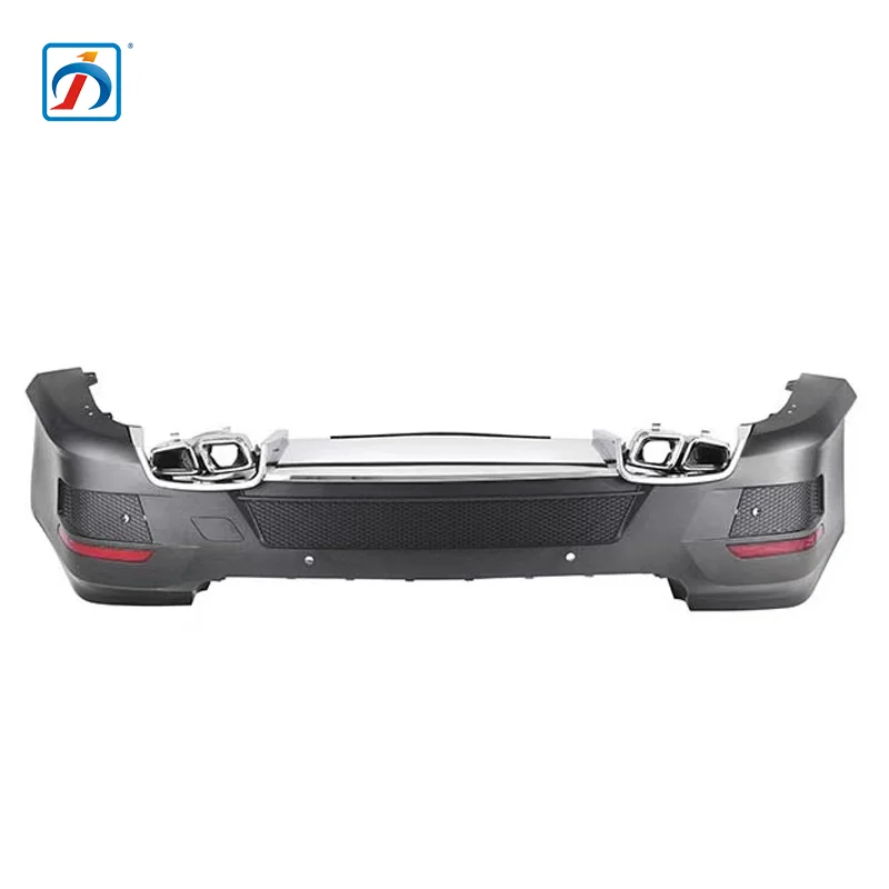 Modified AMG Style Front Bumper Surround Durable Black For Mercedes ...