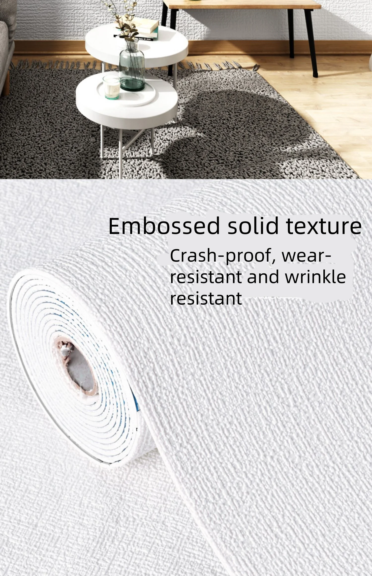 Peel and Paste Waterproof PVC Self-Adhesive Home Decor Modern 3D Thick ...