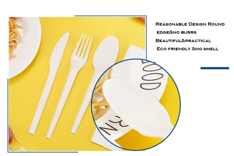 Environmentally Friendly Tableware Set Of 4 In 1 Cutlery Pack,Plastic ...