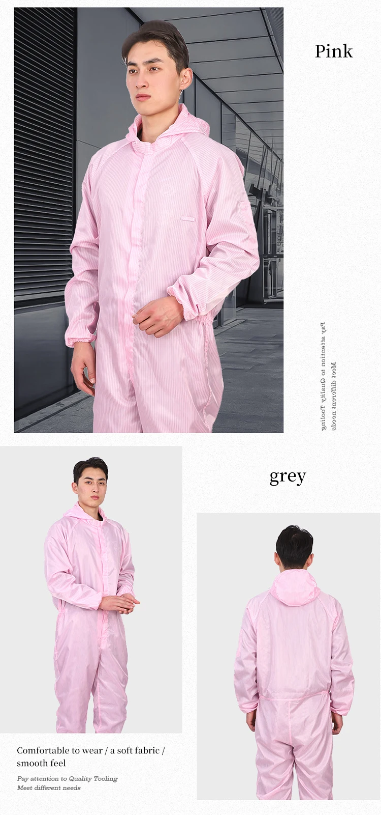 Custom Comfortable Anti-Static and Breathable Workwear Coverall with ...