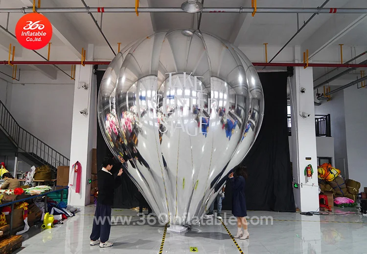 Outdoor Custom Giant Advertising Inflatable Colorful Mirror Hot-air ...