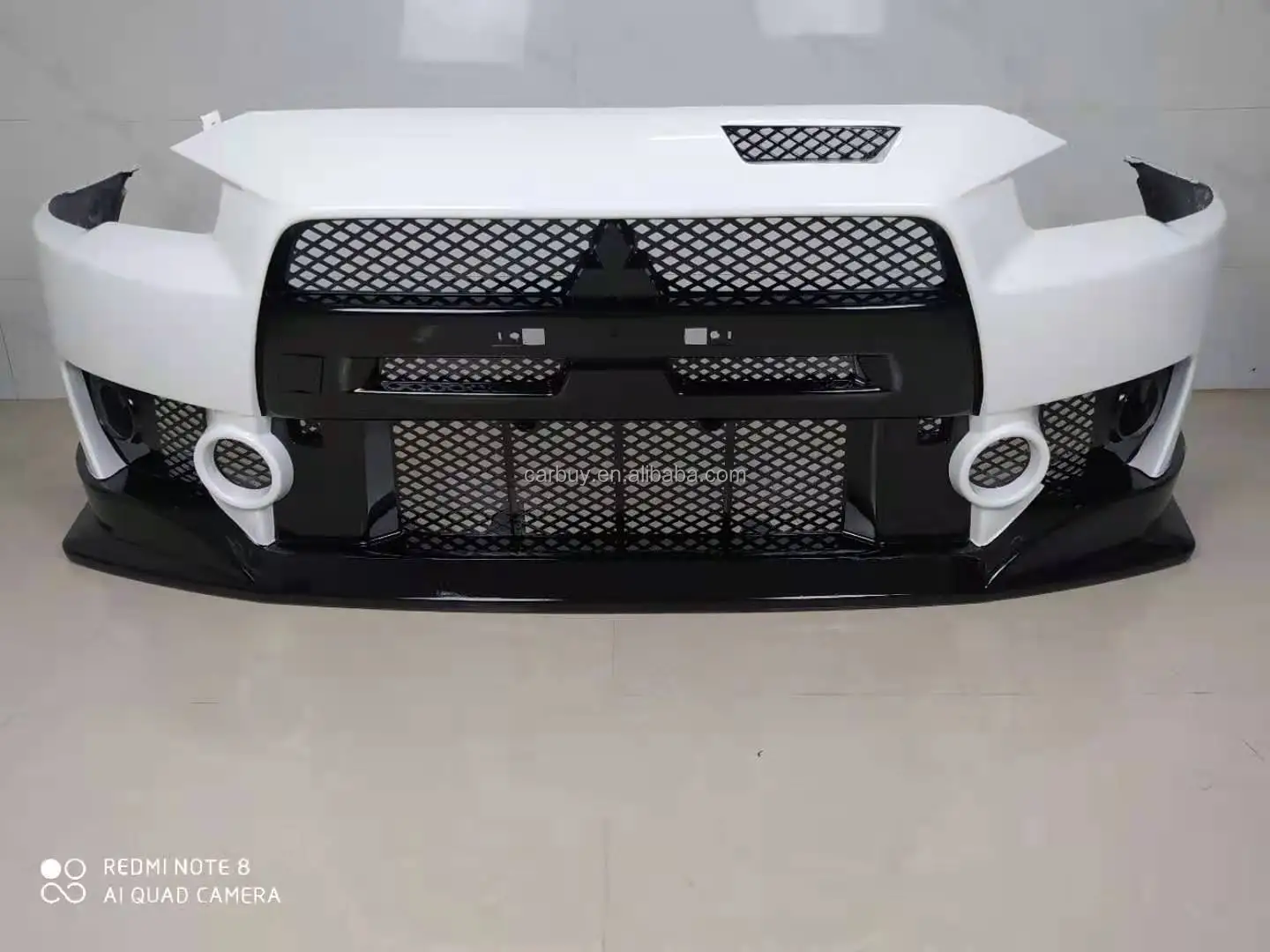FQ400 Style Front Bumper for 2009-2015 Mitsubishi Lancer | Aftermarket ...