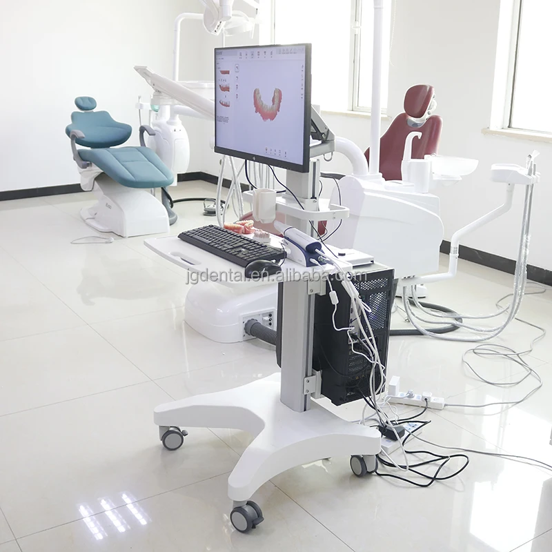 Mobile Dental Trolley with Intraoral 3D Scanner Cart