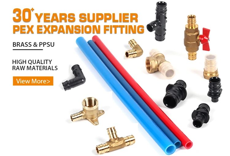 Ifan Oem Full Sizes Pex-al-pex Fittings Threaded Elbow 20-32mm Tee Socket Brass Pex Expansion ...