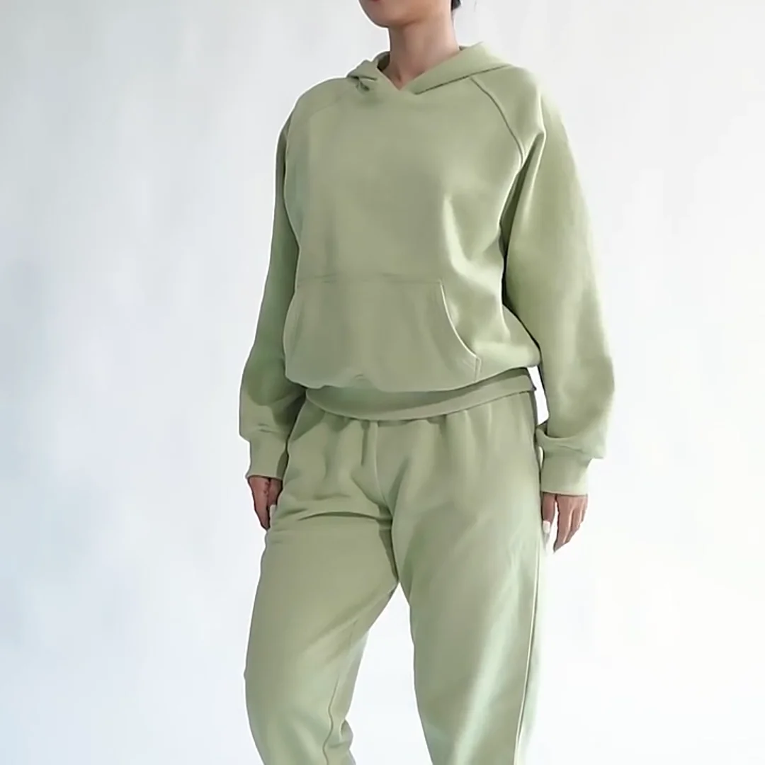 High Quality New Jogger Jumpers Gym Custom Workout Thick 2 Piece Womens ...