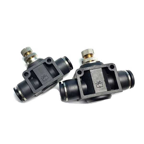 PA Series Pneumatic One Touch Union Straight Air Speed Controller