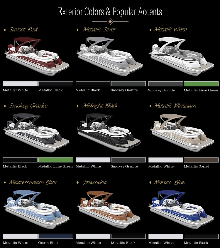 Luxury Aluminum Pontoon Boat - Customized Yacht Experience